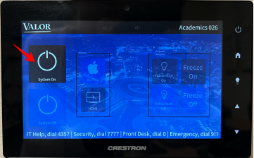 How to Use Crestron Panel in Standard Classroom – Valor Christian High ...