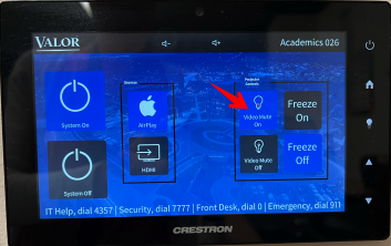 How to Use Crestron Panel in Standard Classroom – Valor Christian High ...